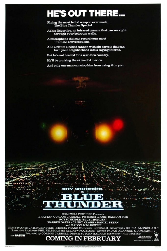 Retro Review: BLUE THUNDER (1983) - Last Movie Outpost