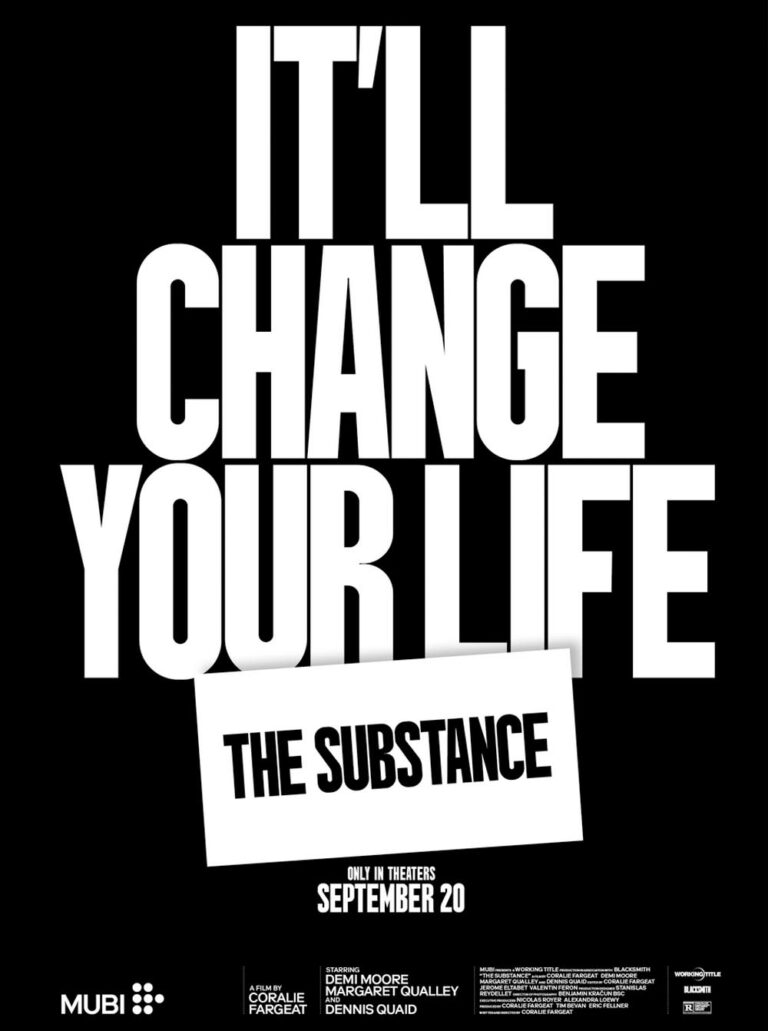 Would You Like to Try THE SUBSTANCE? - Last Movie Outpost